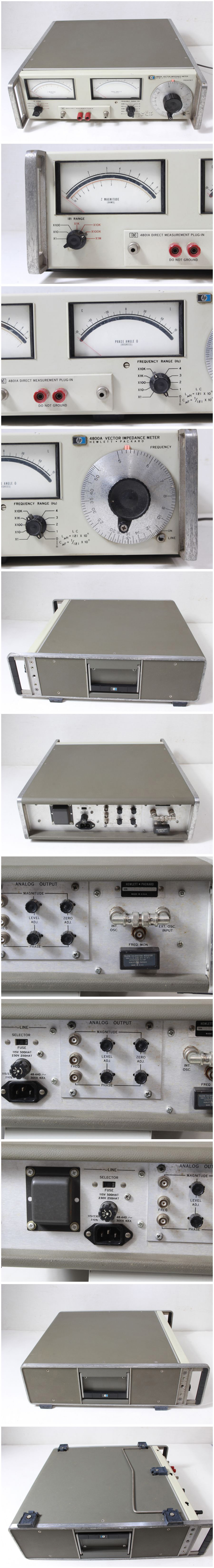 【中古】HP/VECTOR IMPEDANCE METER 4800A オーデイオ帯域ベクトルインピーダンスメータ4800Aの落札情報詳細 ...